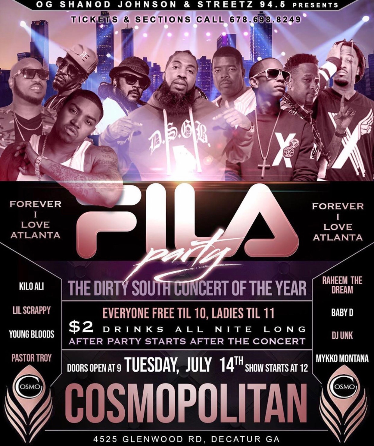 Fila Party – Cosmopolitan